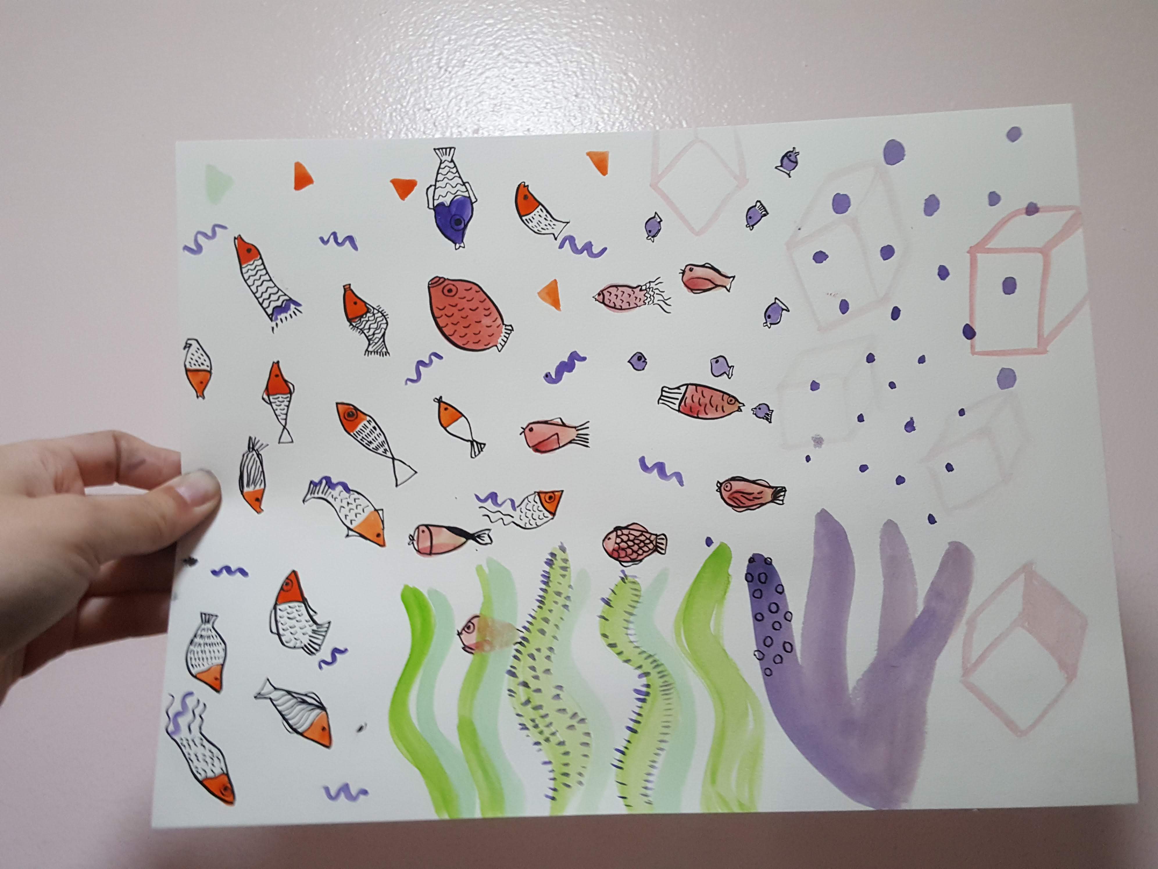 Fish Doodle Flow – A Wonderful Sheep